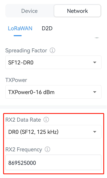 Milesight D2D Settings