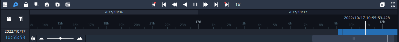 5.2.1 Video Playback Tool Bar Description