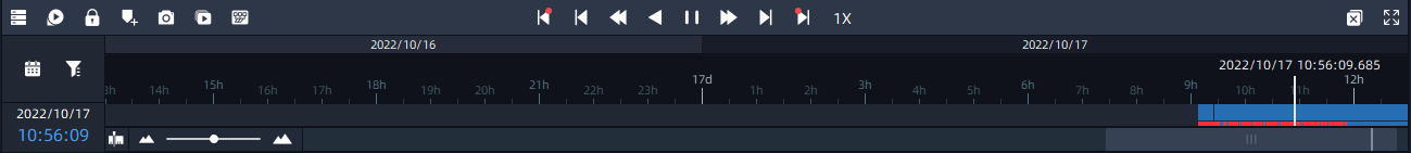 5.2.1 Video Playback Tool Bar Description