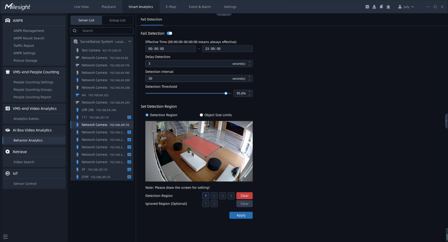 Behavior-Fall Detection